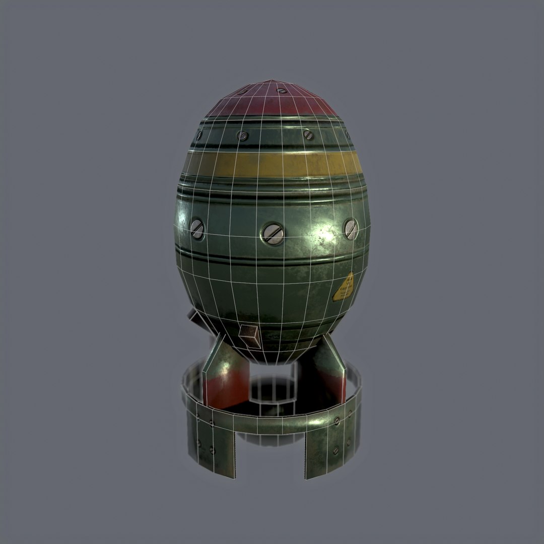 Fallout Nuke 3D - TurboSquid 2029580