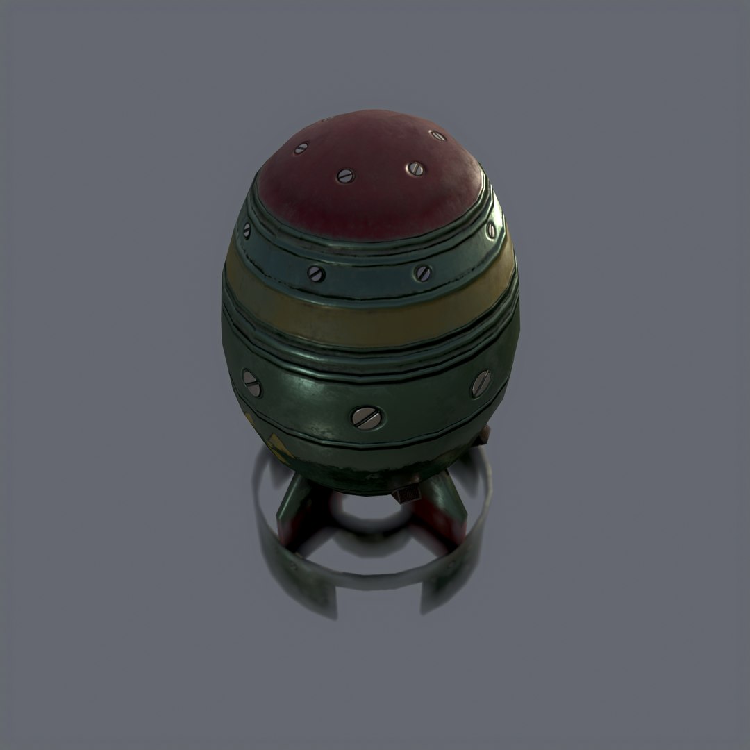 Fallout Nuke 3D - TurboSquid 2029580