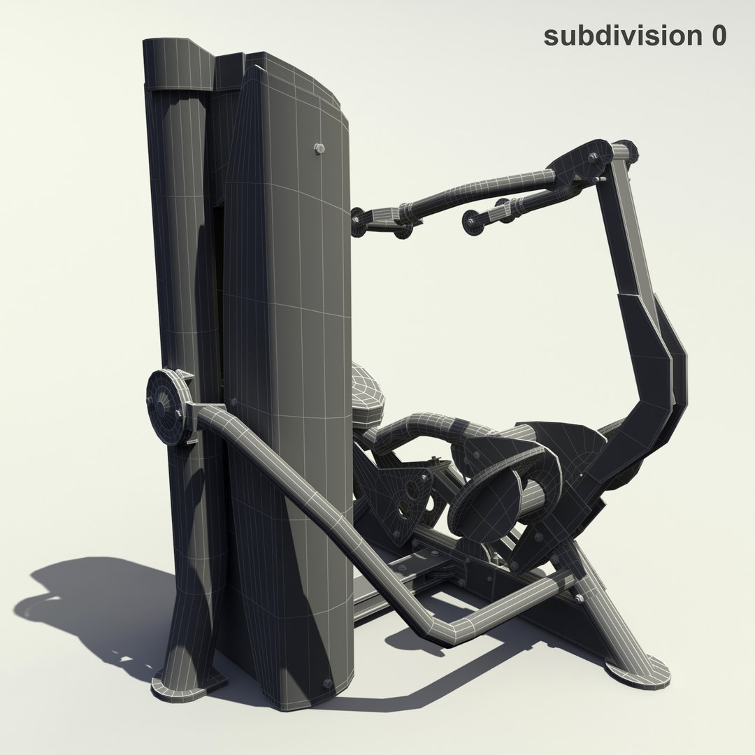 row workout 3d model
