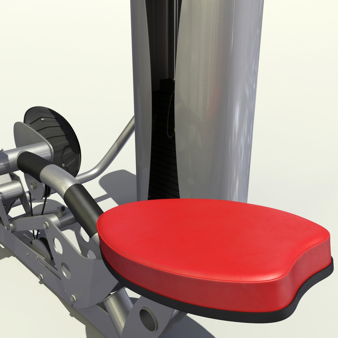 row workout 3d model