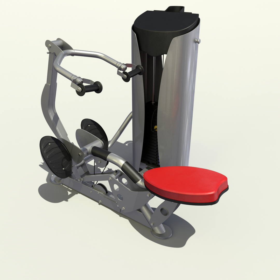 row workout 3d model