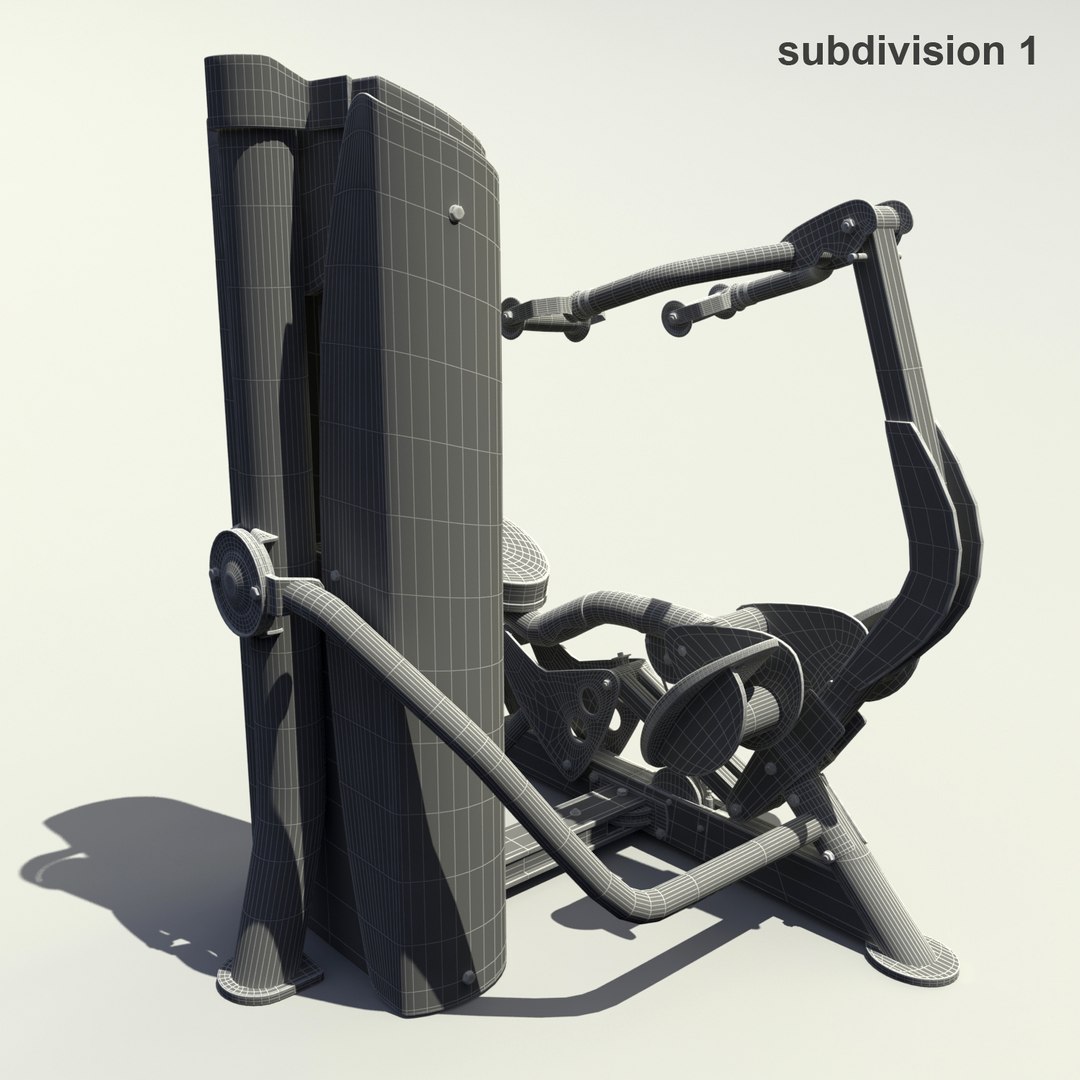row workout 3d model