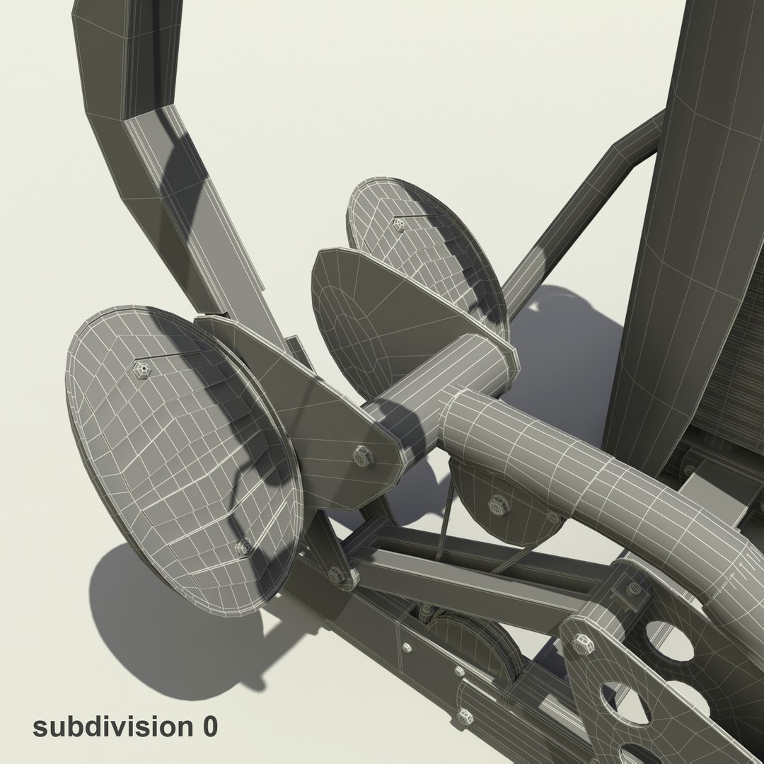 row workout 3d model