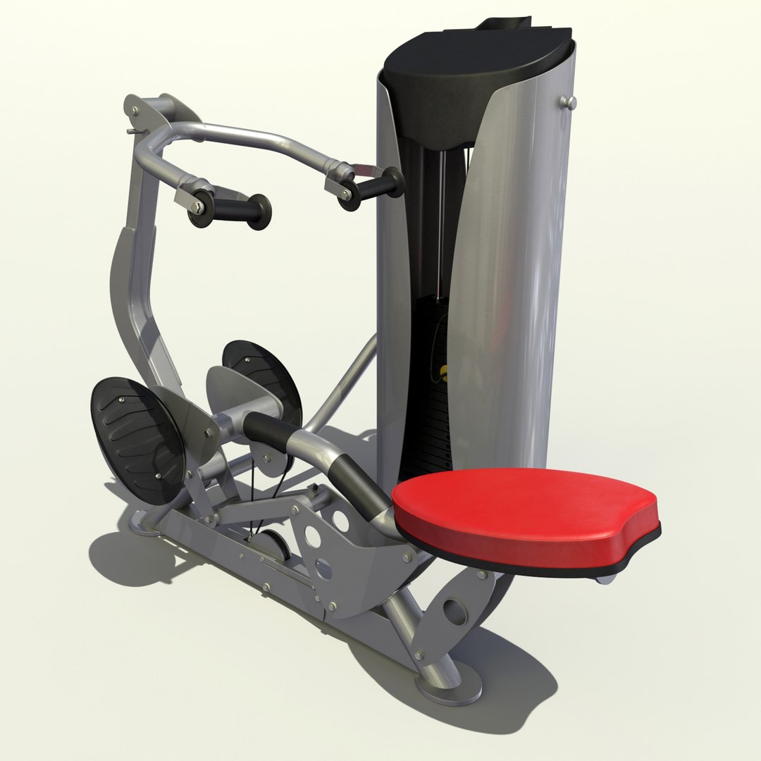 row workout 3d model