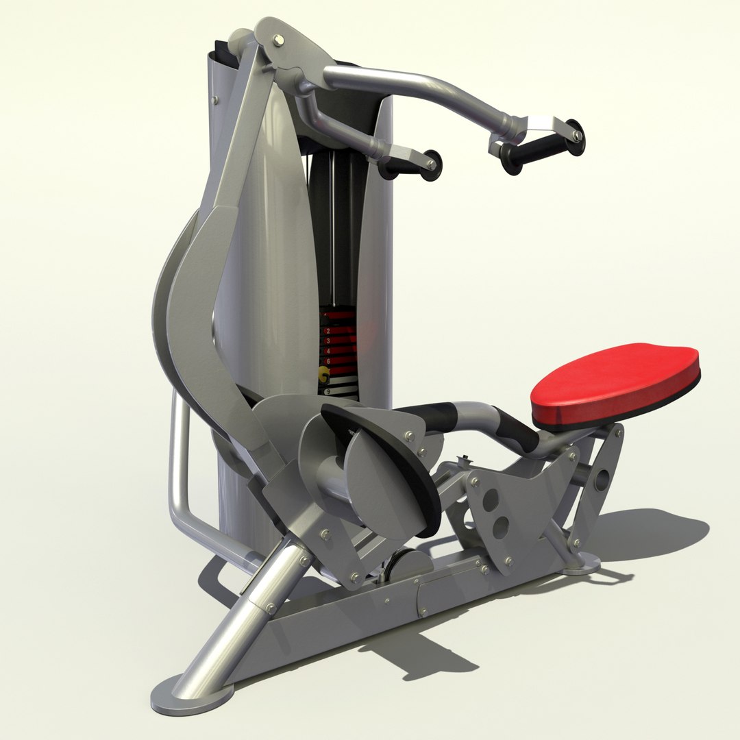 row workout 3d model