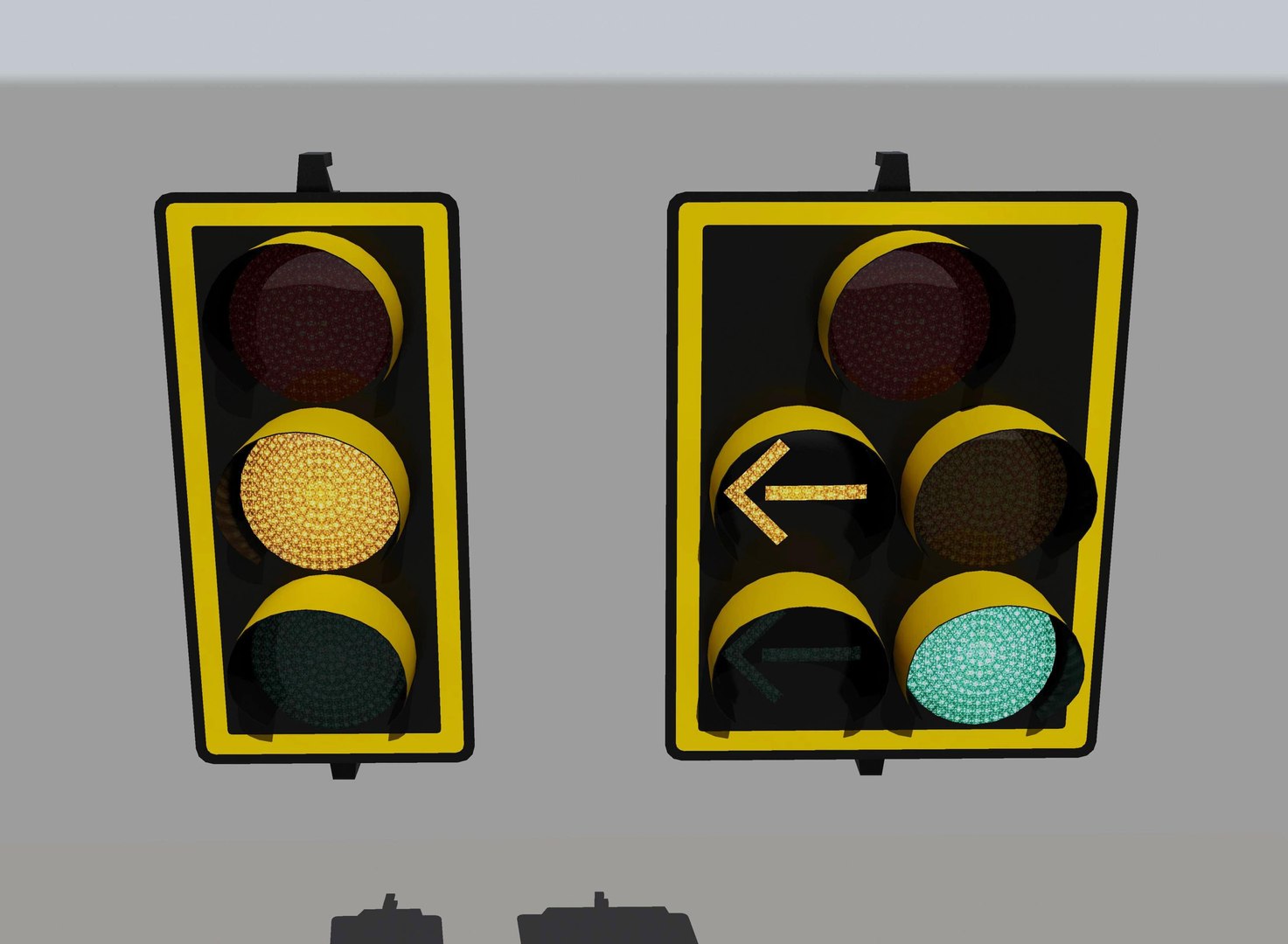 3d stop lights