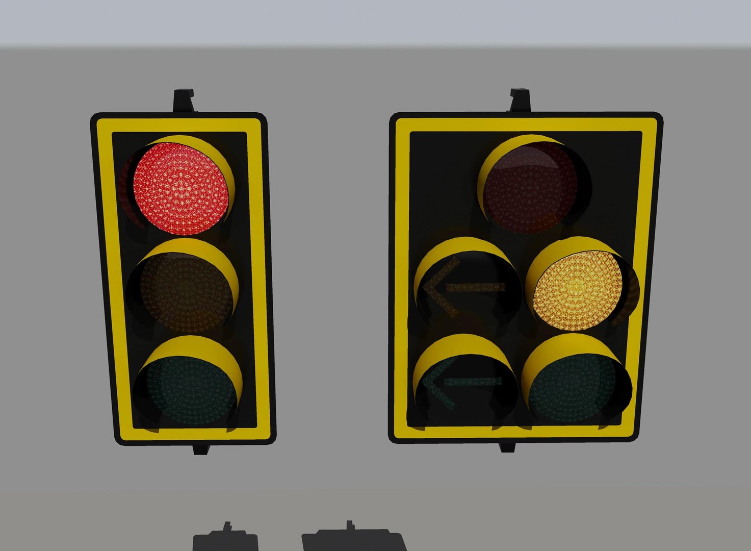 3d stop lights