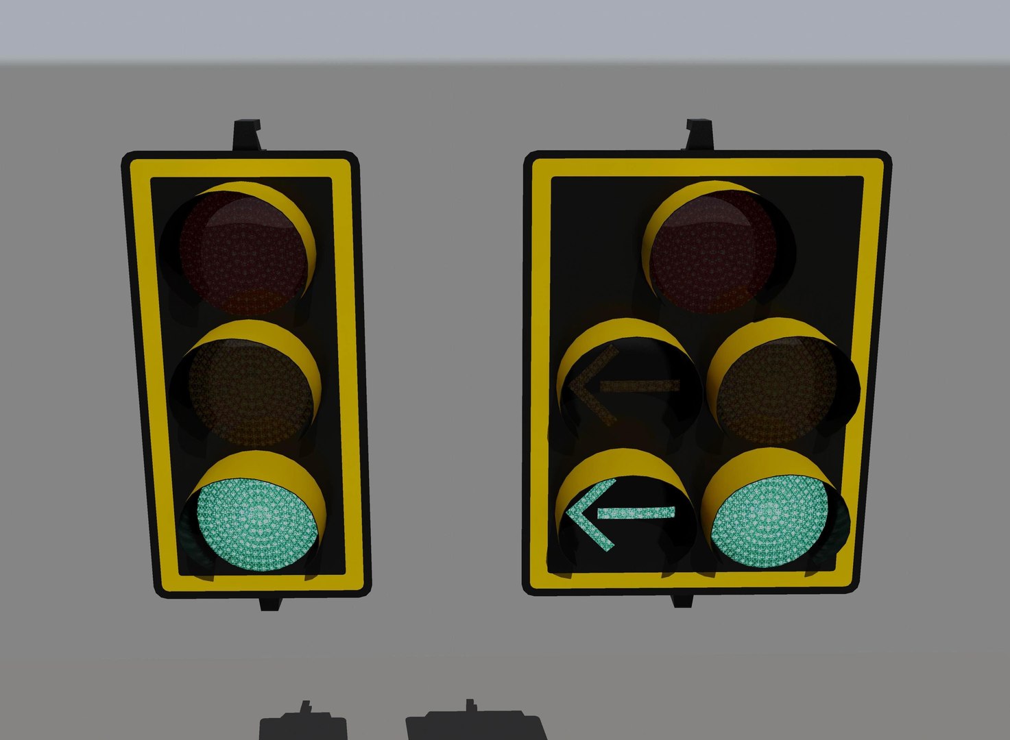 3d stop lights