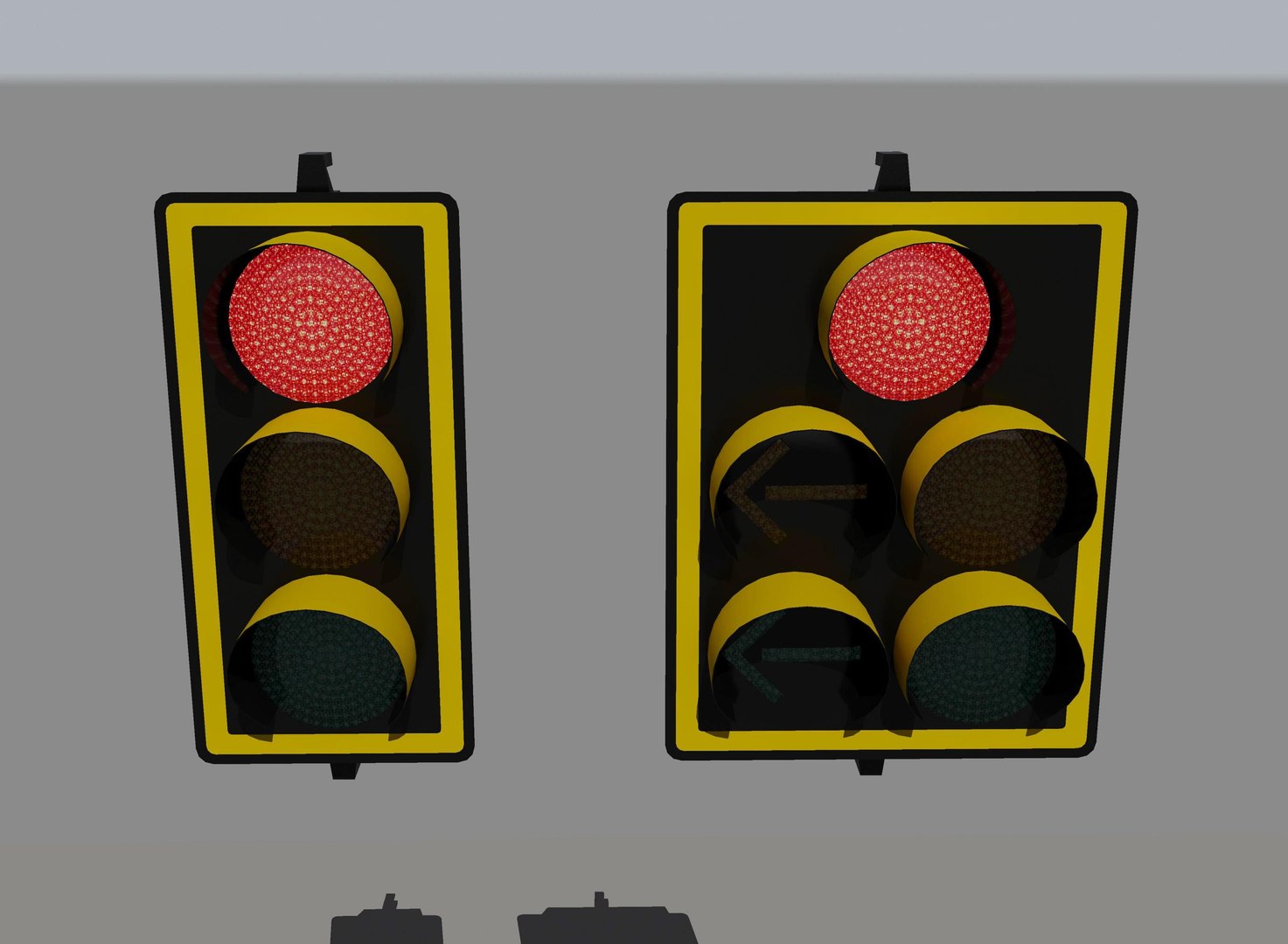 3d stop lights