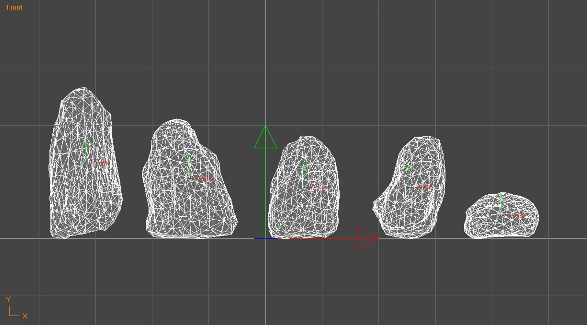 Rock Set 03 - Cracks 1 3D model - TurboSquid 1759332