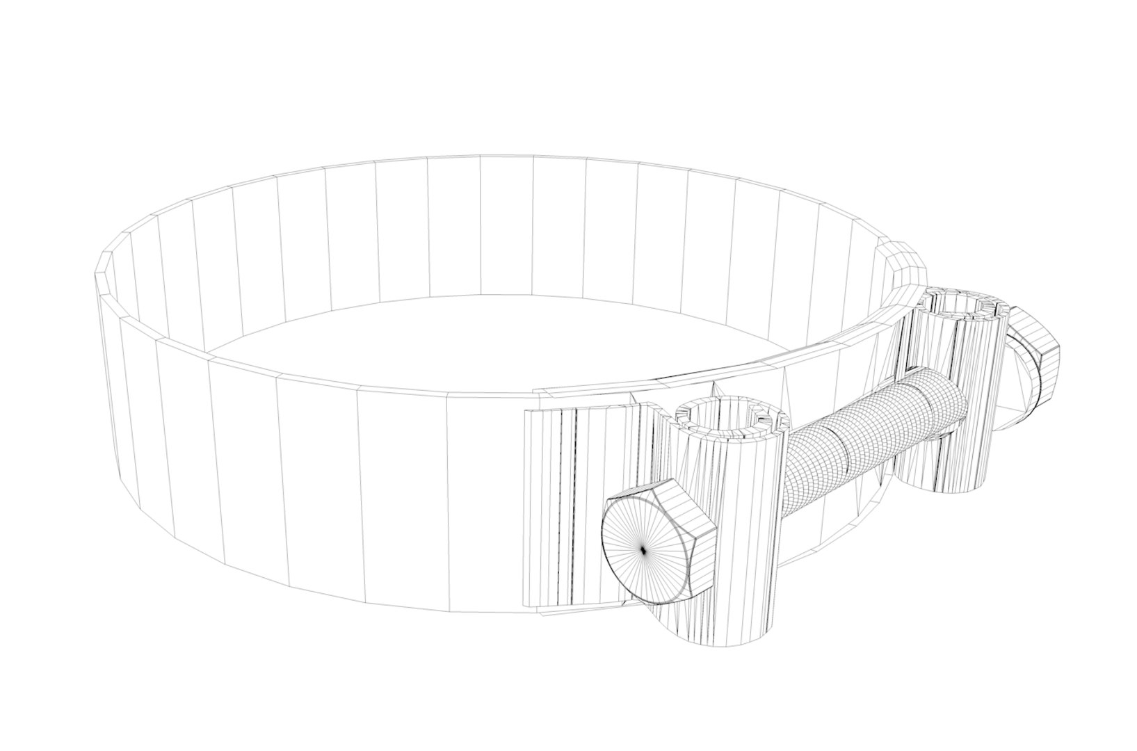 3D Collar Clamp Model - TurboSquid 1442049
