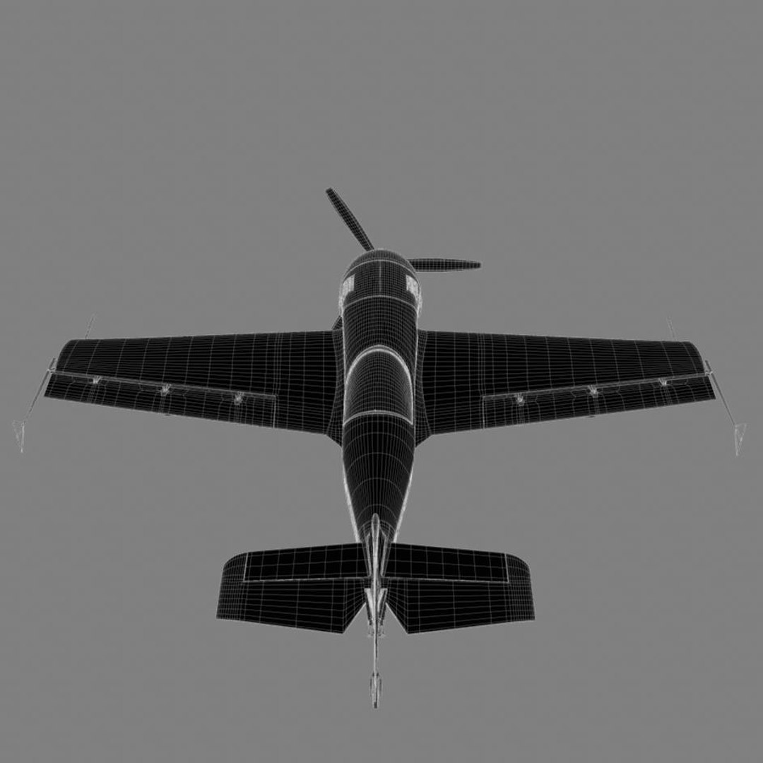 3d model sukhoi stunt plane