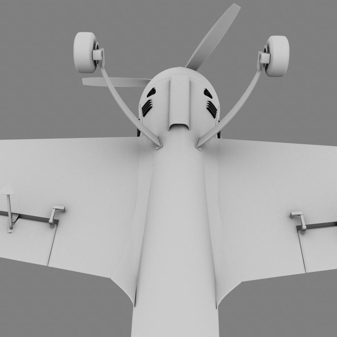 3d model sukhoi stunt plane