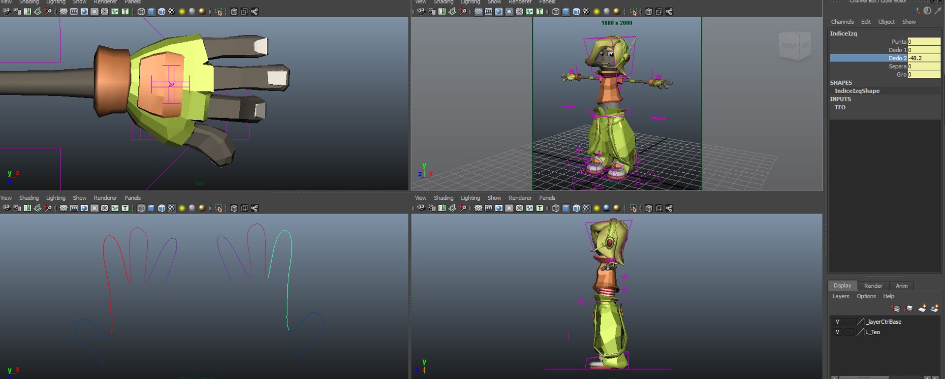 Character Animation Fbx