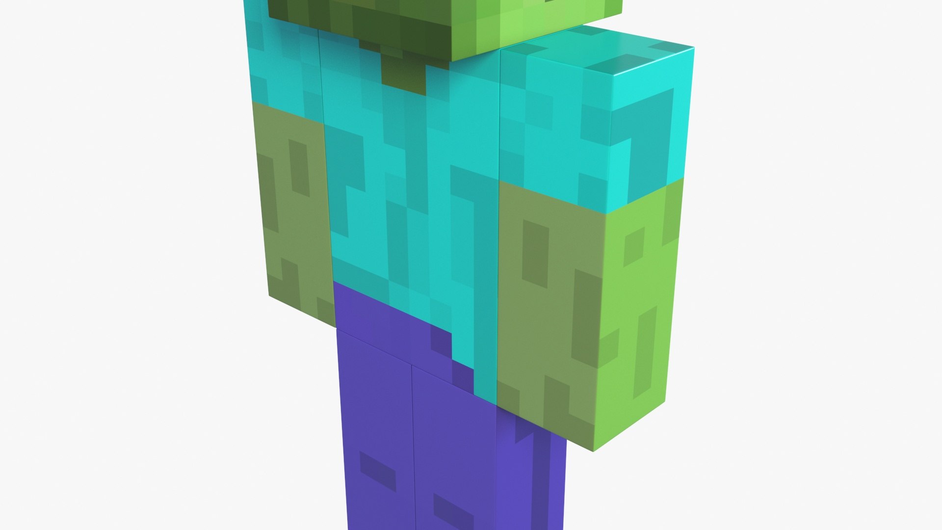 Minecraft Zombie Model - TurboSquid 1635459