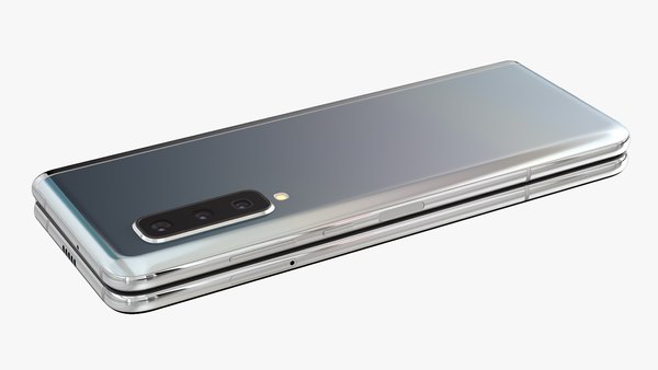 Samsung galaxy fold silver 3D - TurboSquid 1446966