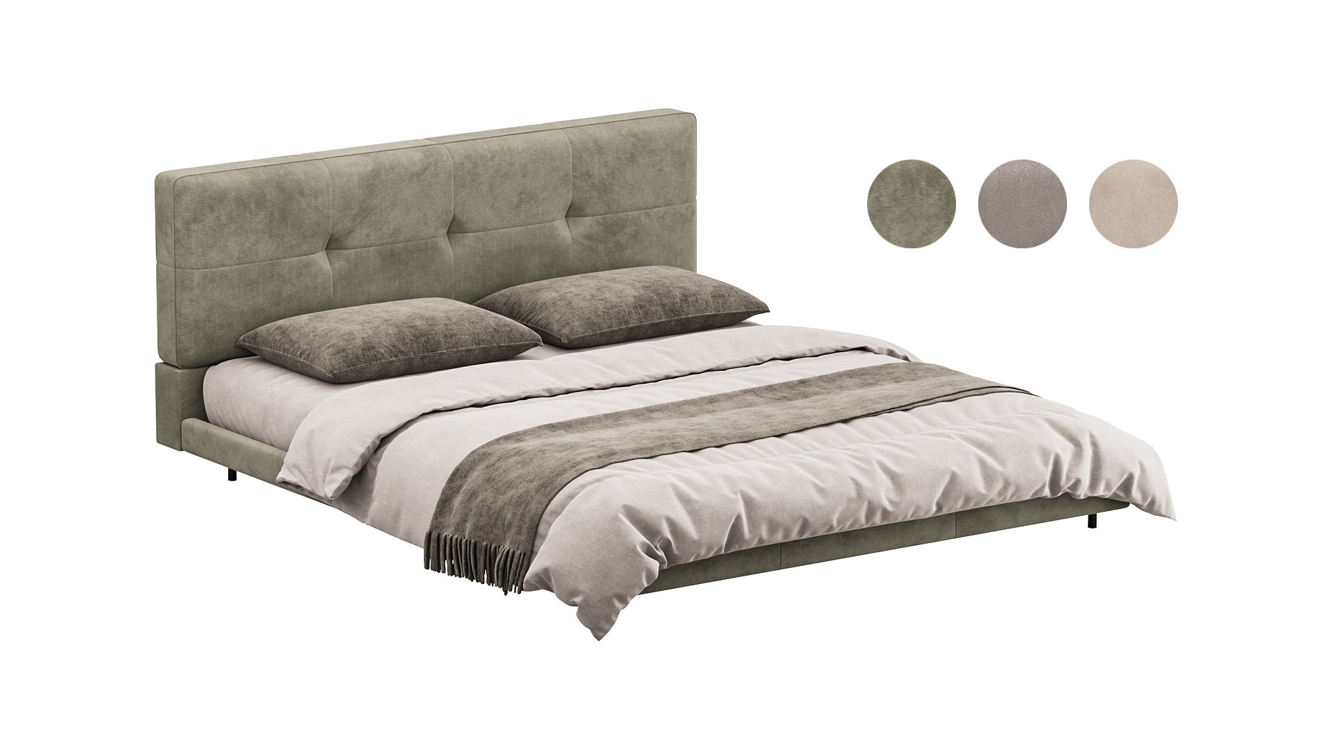 3D LILLIT By Romatti Bed Model - TurboSquid 2331258