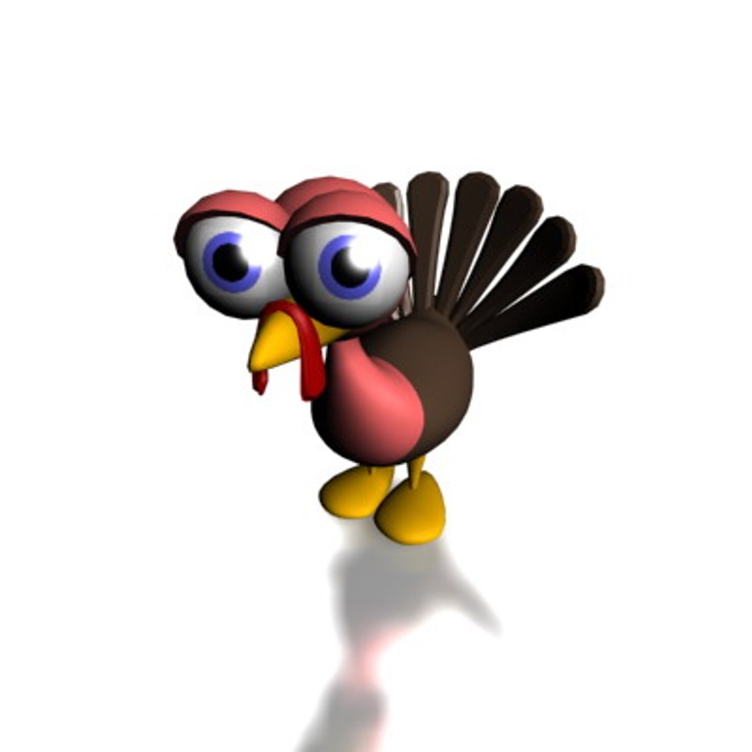 Maya 5 Birds Cartoon