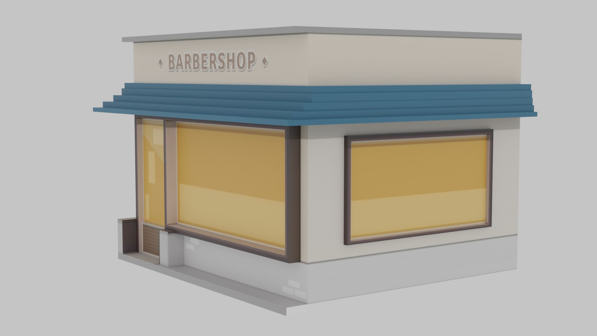 Barber Shop Model - TurboSquid 2140138