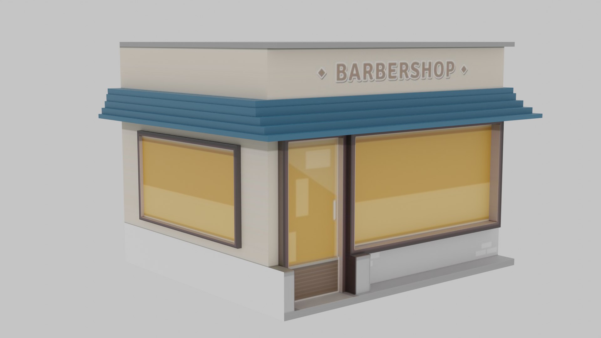 Barber Shop Model - TurboSquid 2140138
