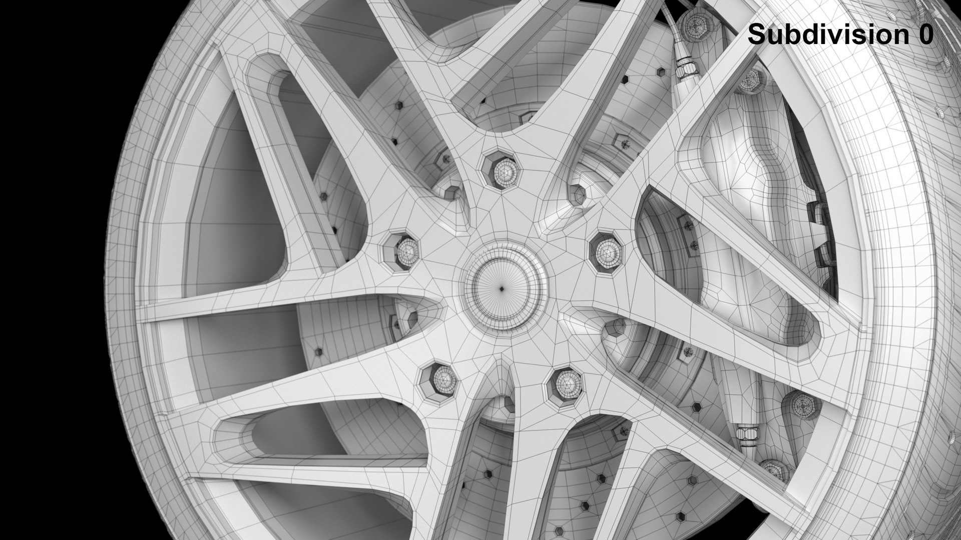 3D Car Wheel - Rim Brake And Tire Original Design - TurboSquid 2320077