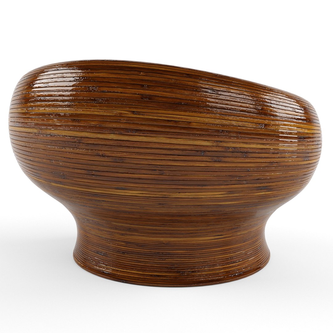 Steam 23 Walnut Steam bent Chair by Bae Se Hwa model - TurboSquid 1779430