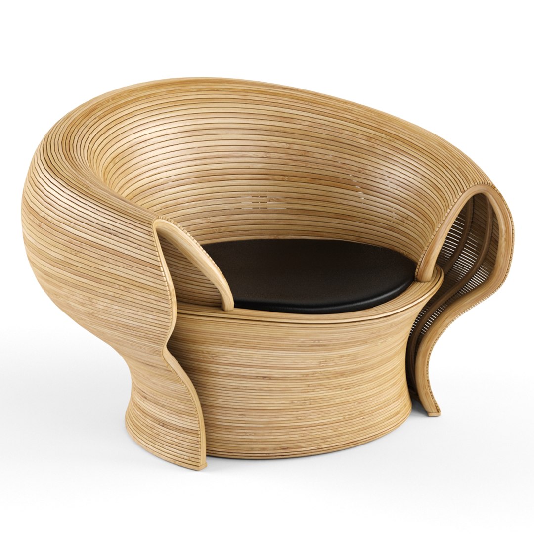 Steam 23 Walnut Steam bent Chair by Bae Se Hwa model - TurboSquid 1779430