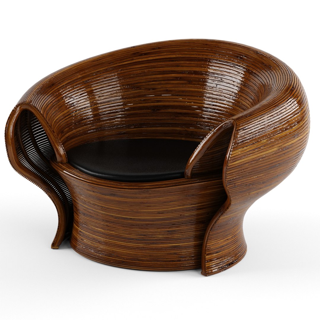 Steam 23 Walnut Steam bent Chair by Bae Se Hwa model - TurboSquid 1779430