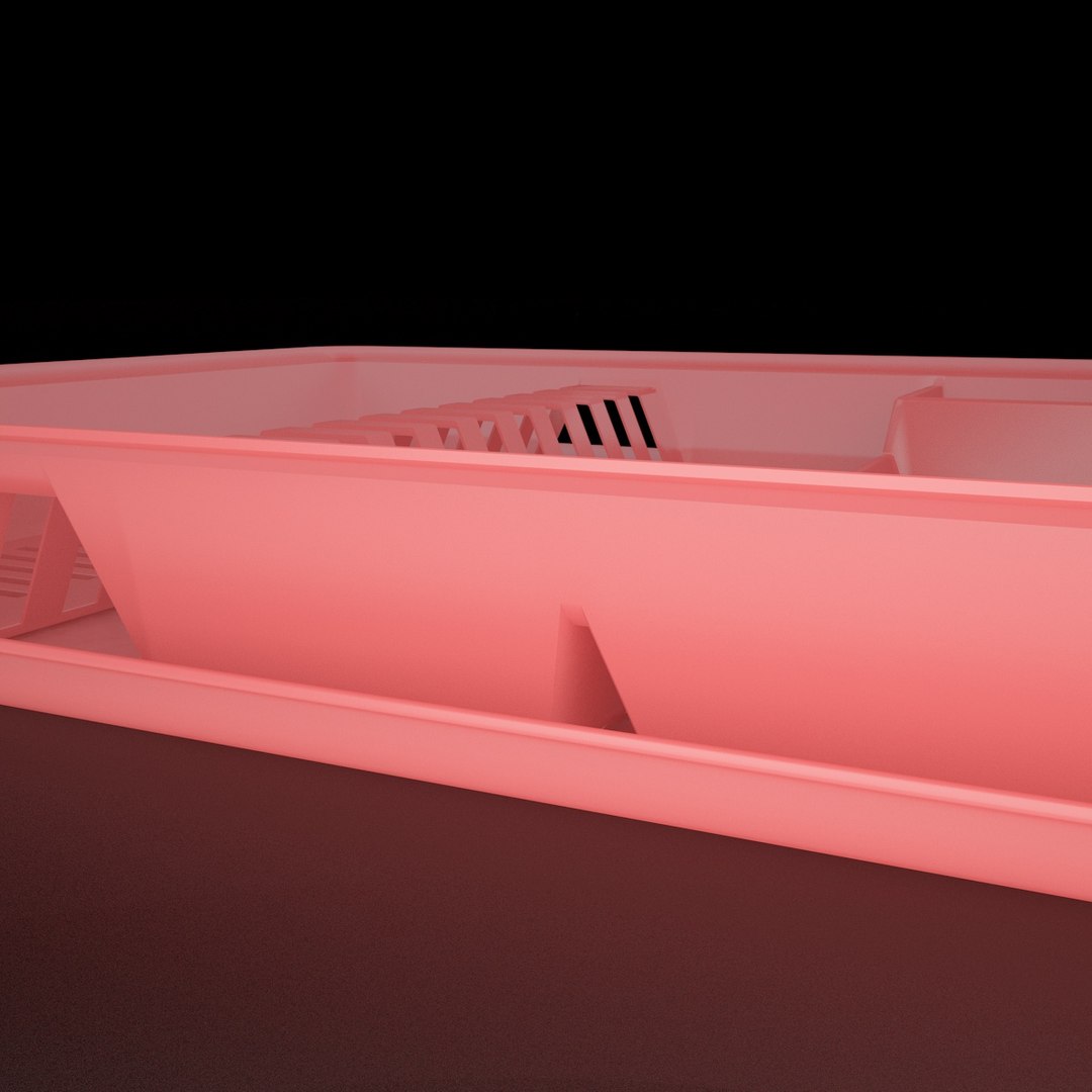 3d v-ray dish drainer model