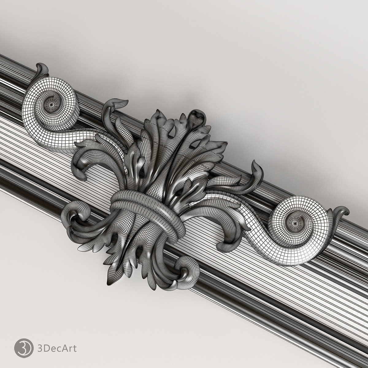 profile decorative nv 3d model