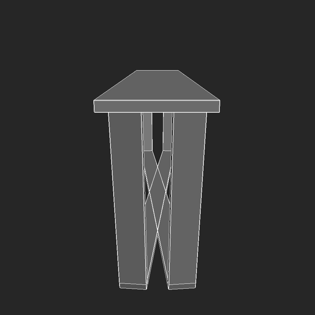 3d Model Console Table