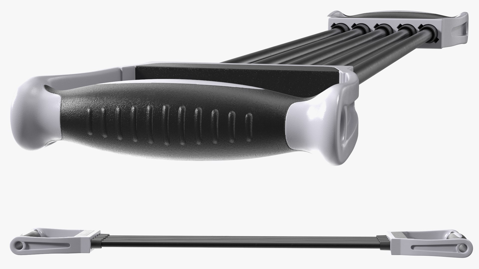Exerciser Chest Expander Black 3D - TurboSquid 2015703
