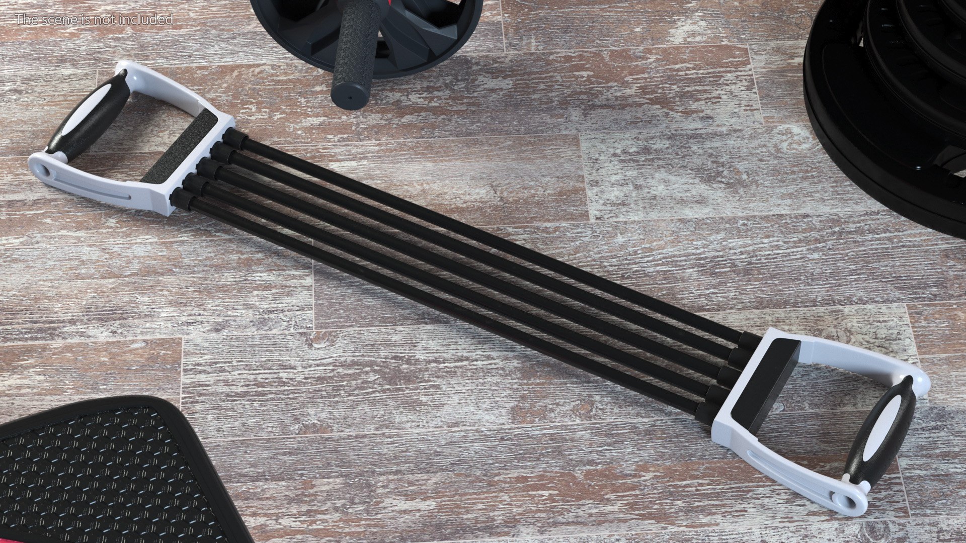 Exerciser Chest Expander Black 3D - TurboSquid 2015703