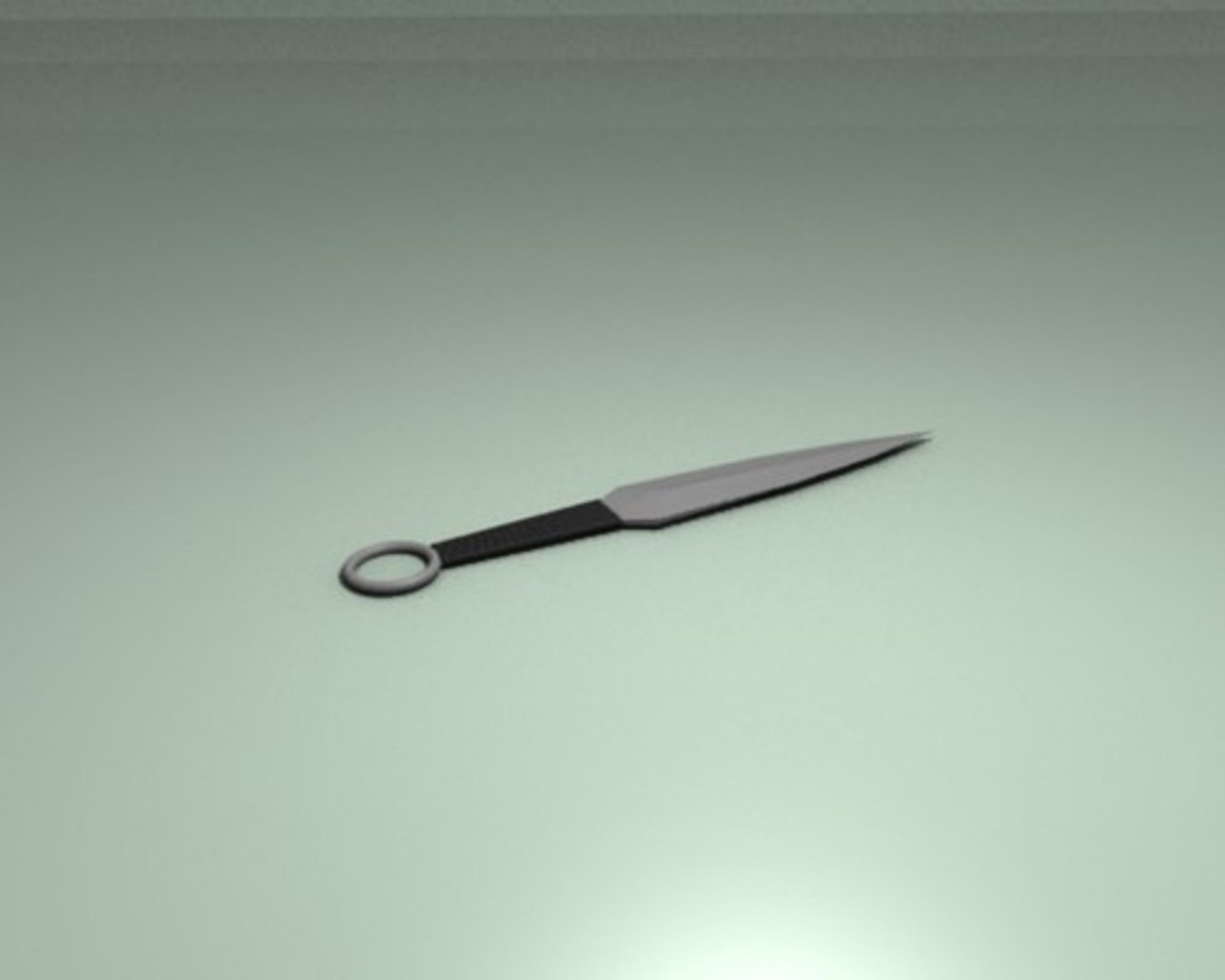 3d Model Of Throwing Dagger