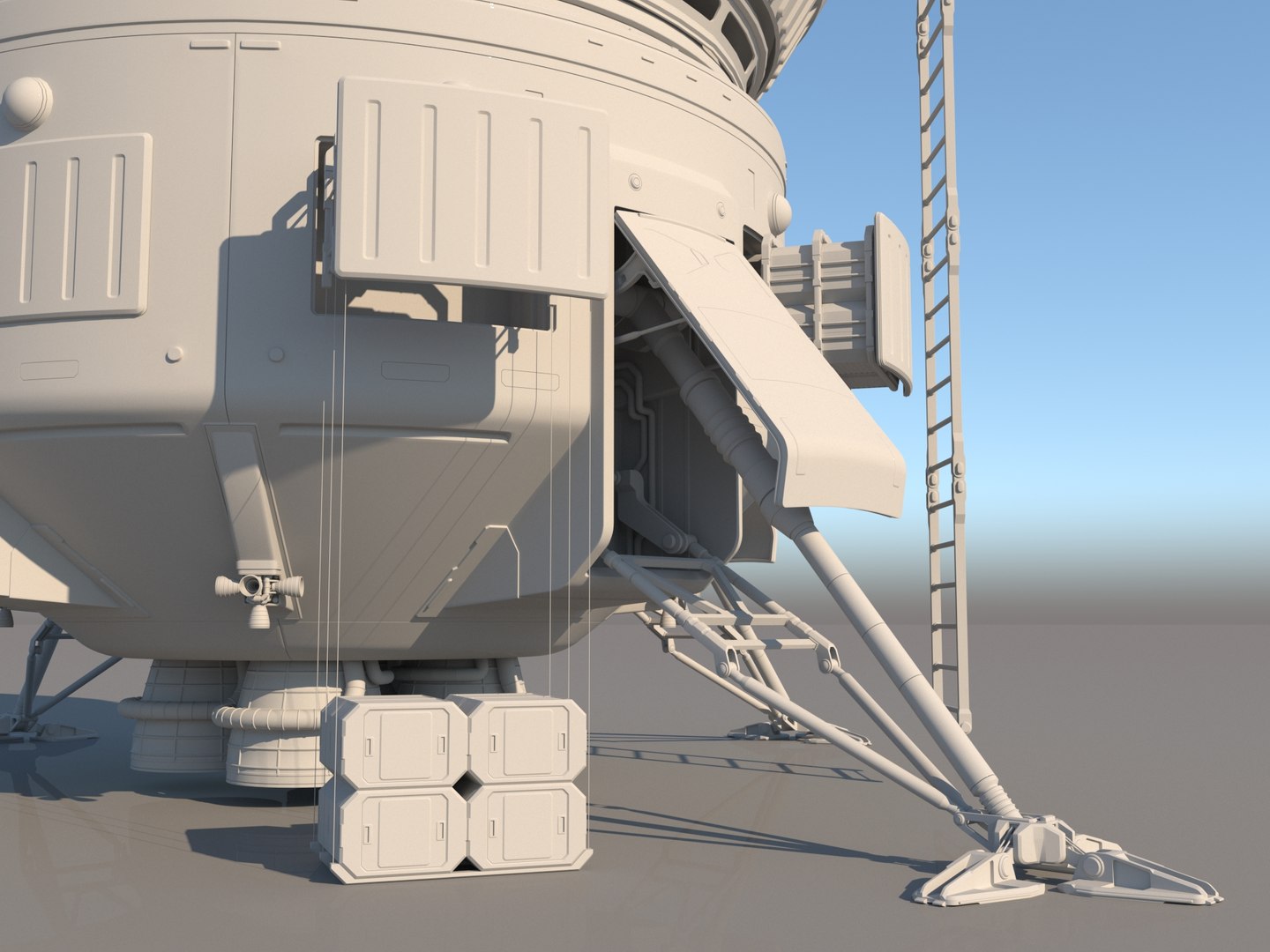 3D Landing Module Model - TurboSquid 1590329