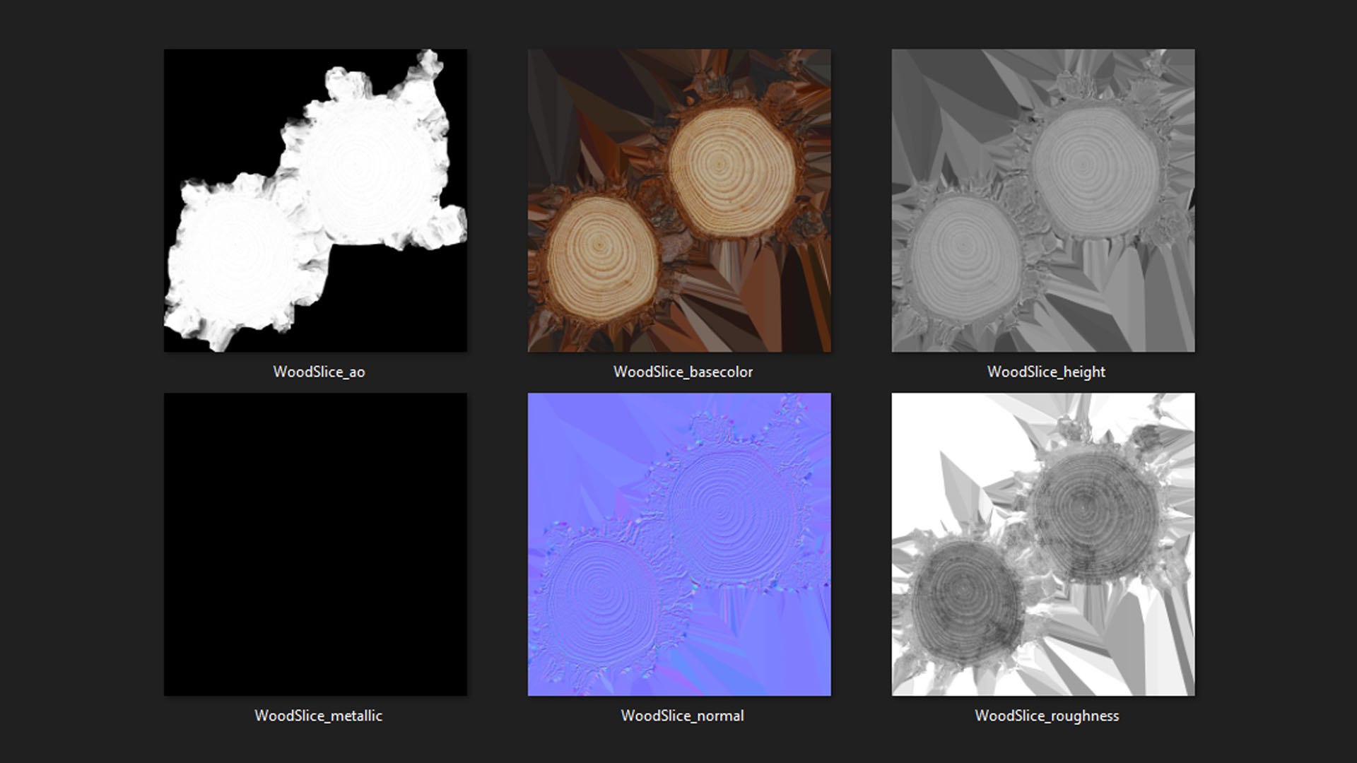 Rustic Wood Slice Model - TurboSquid 2291611