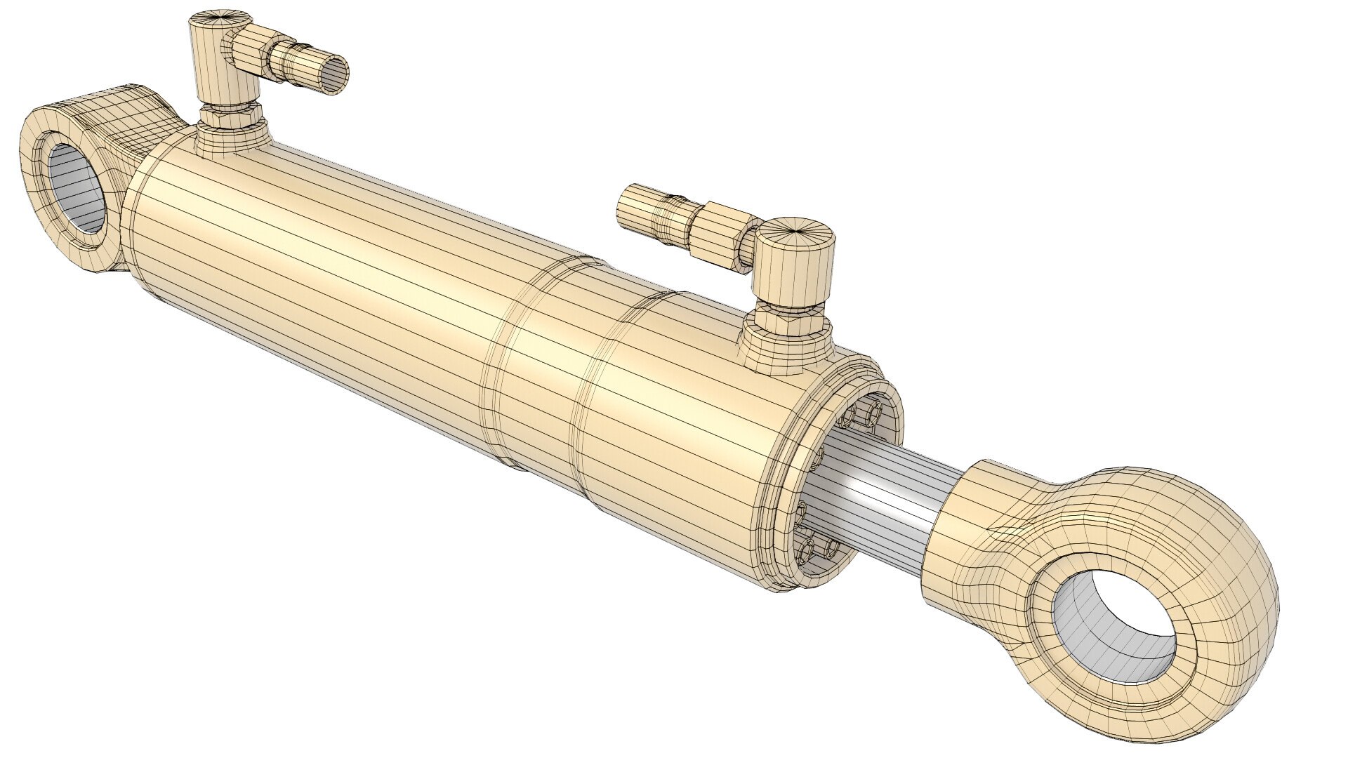 3D Hydraulic Piston - TurboSquid 1561368