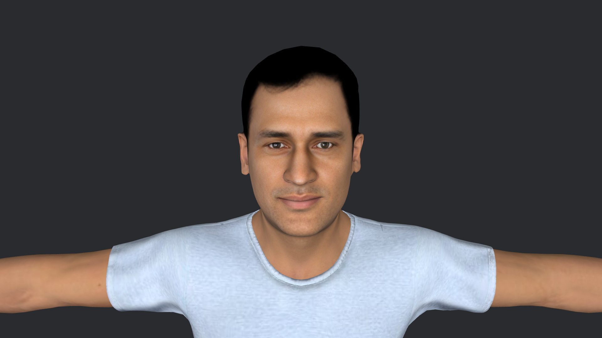 Mahendra Singh Dhoni Hyper Realistic Full Body Fully Rigged 3D ...