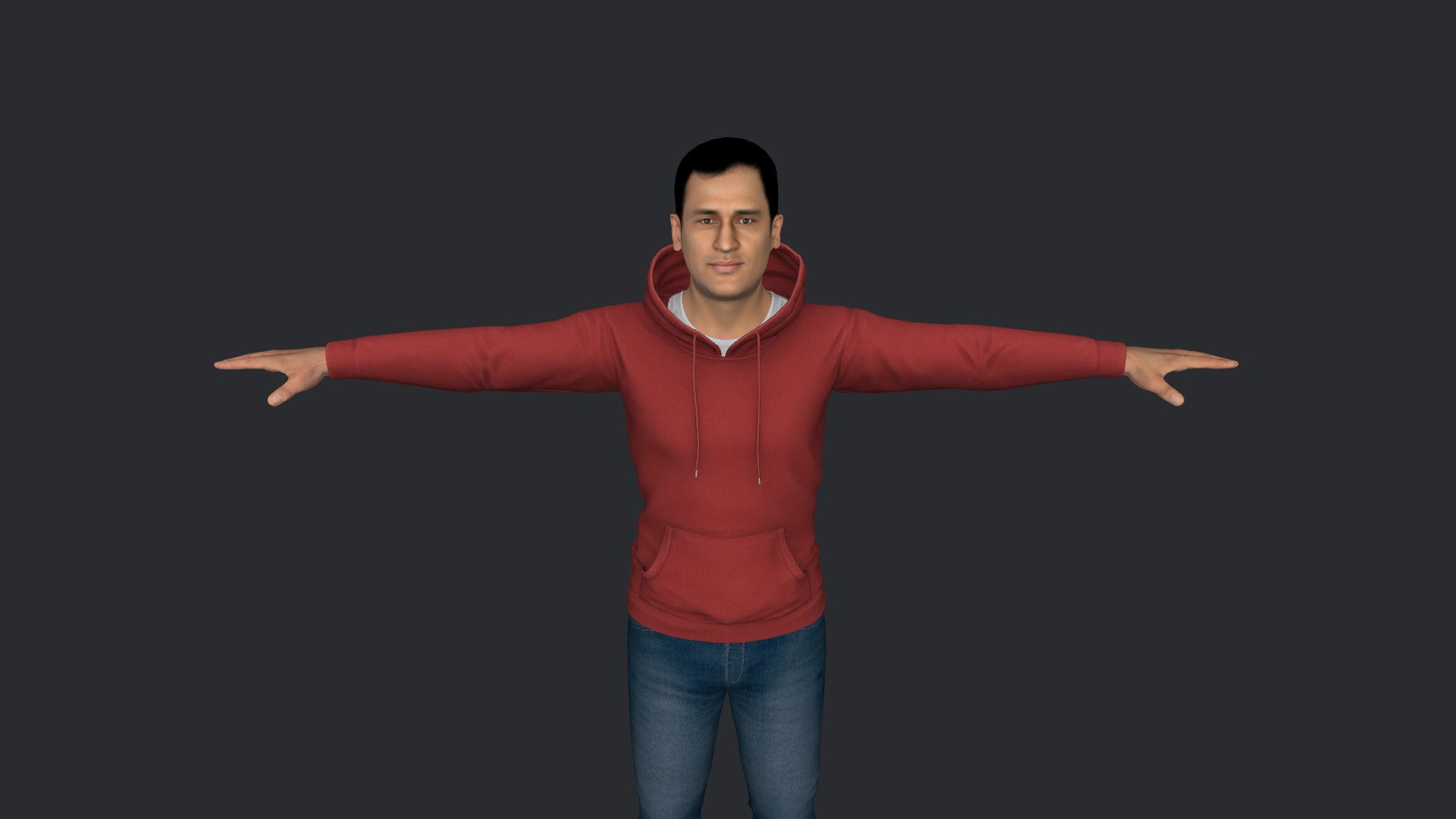 Mahendra Singh Dhoni Hyper Realistic Full Body Fully Rigged 3D ...