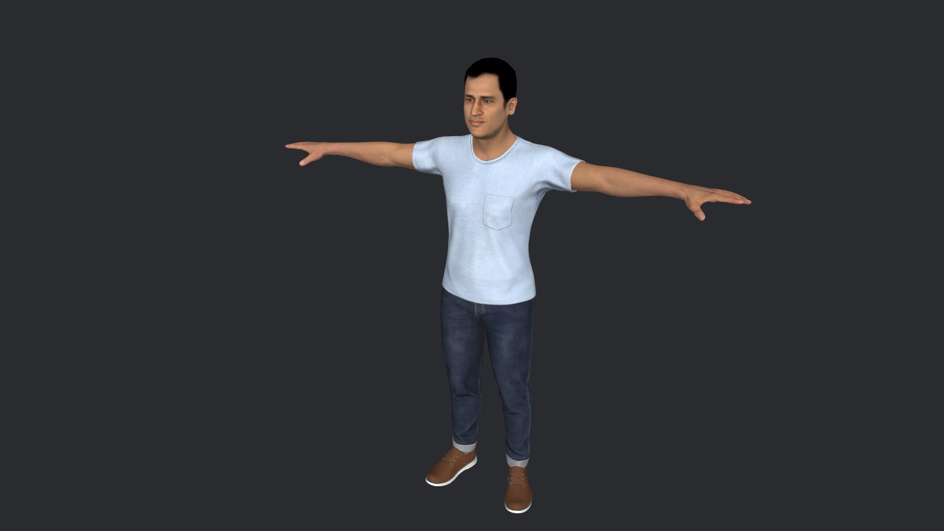 Mahendra Singh Dhoni Hyper Realistic Full Body Fully Rigged 3D ...