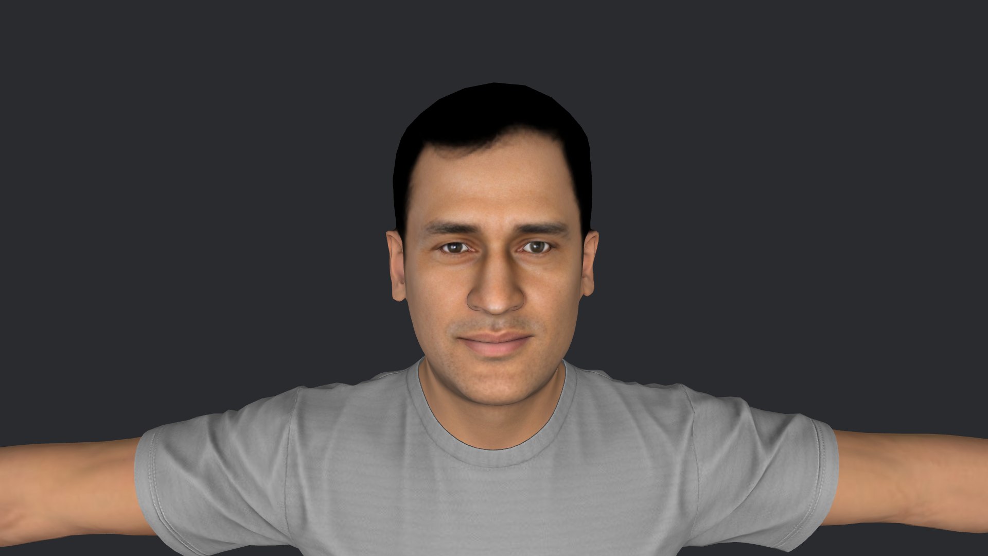 Mahendra Singh Dhoni Hyper Realistic Full Body Fully Rigged 3D ...