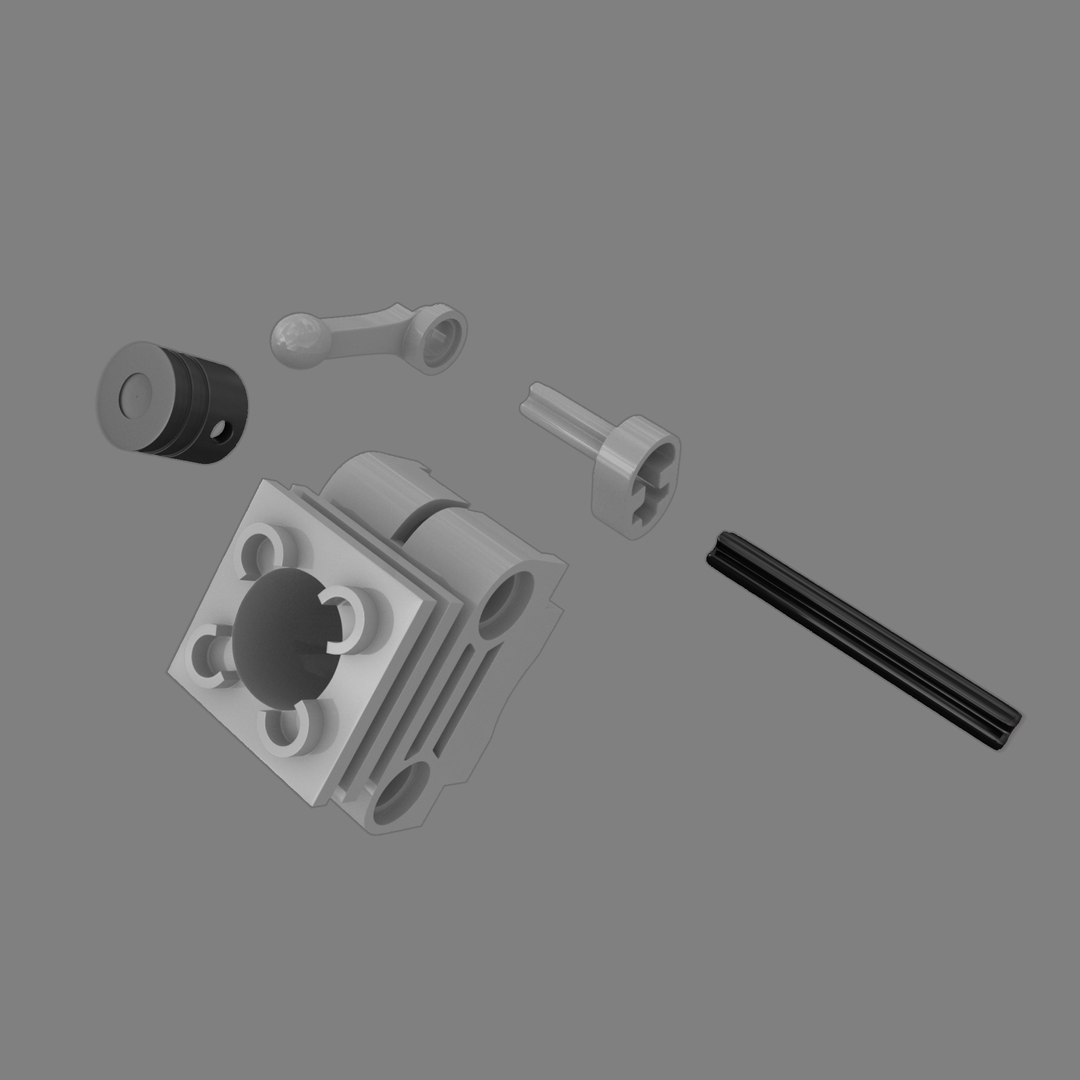 Lego Technic Engine Set 3D Model - TurboSquid 1157844