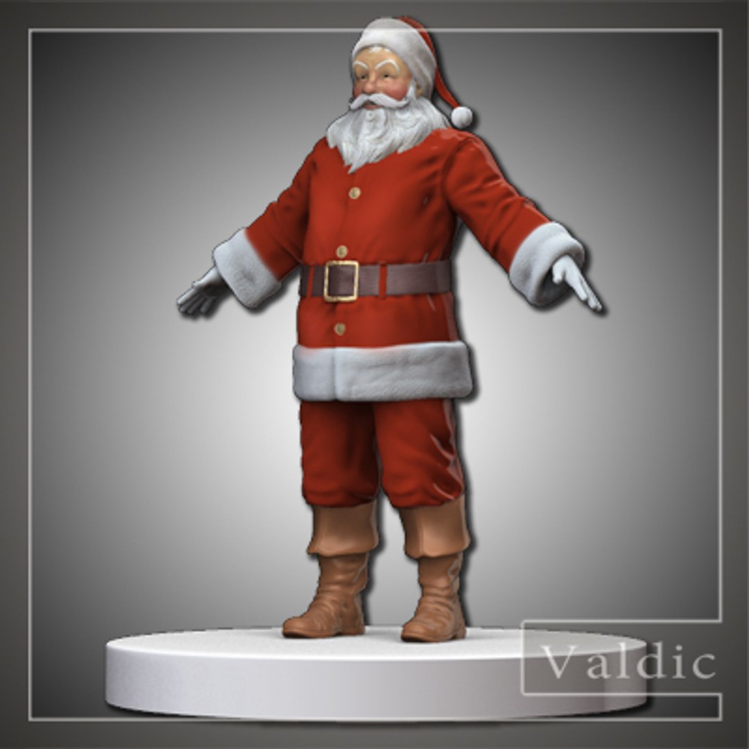 Santa Claus 3d Obj