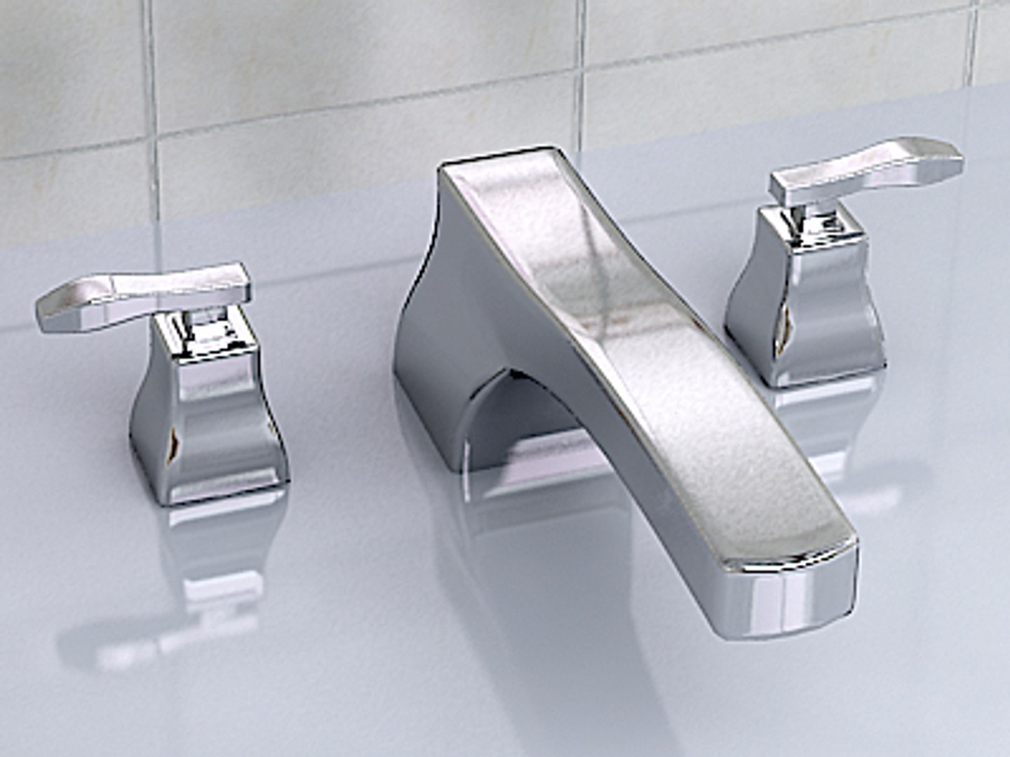 Realistic Brasstech 1046 3d Model