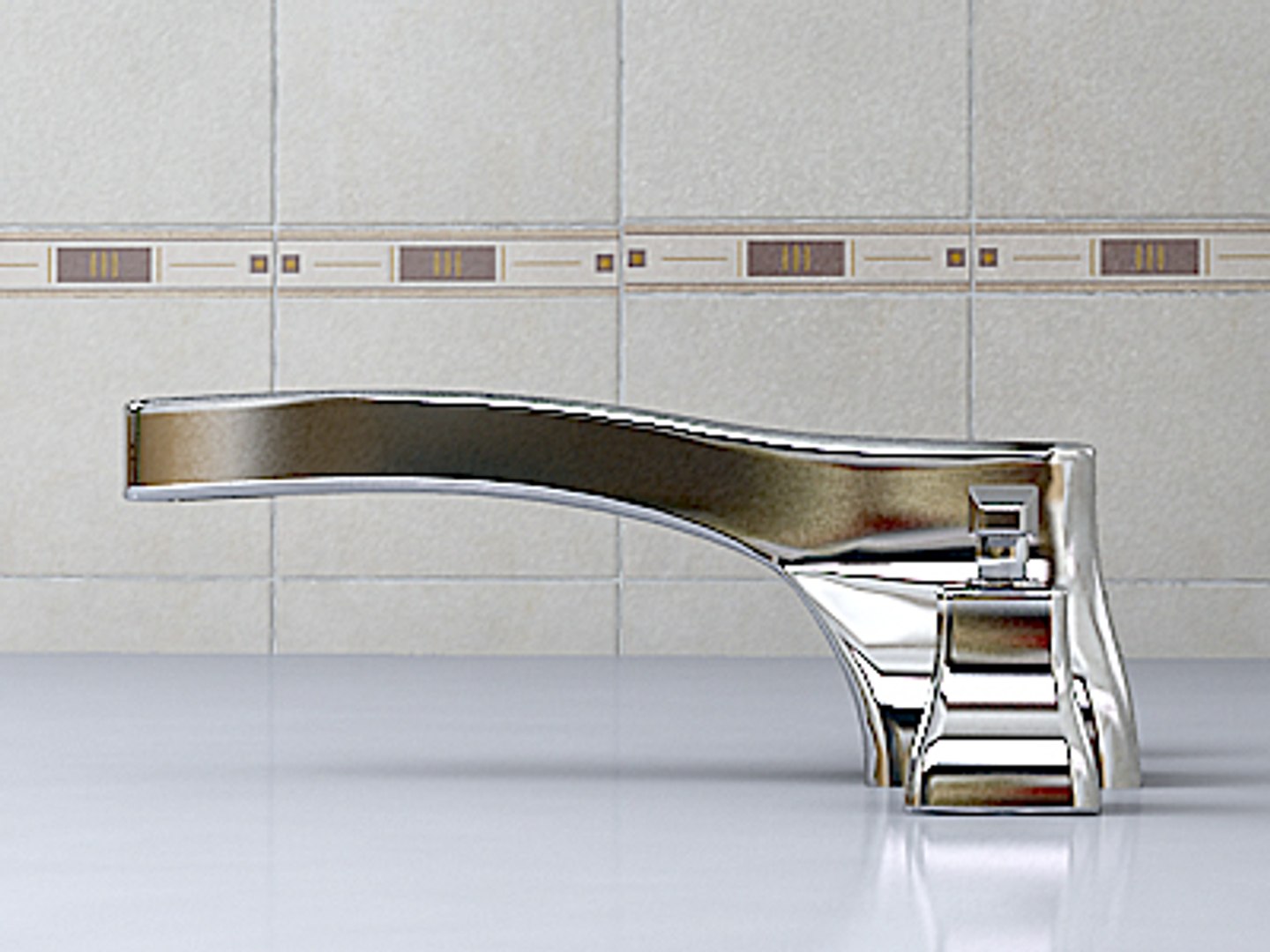 Realistic Brasstech 1046 3d Model