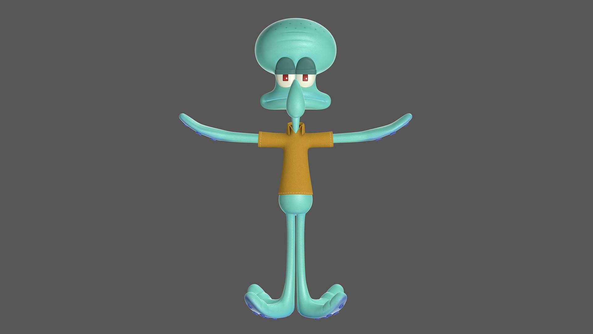 Squidward Tentacles Character 3D Model - TurboSquid 2162524