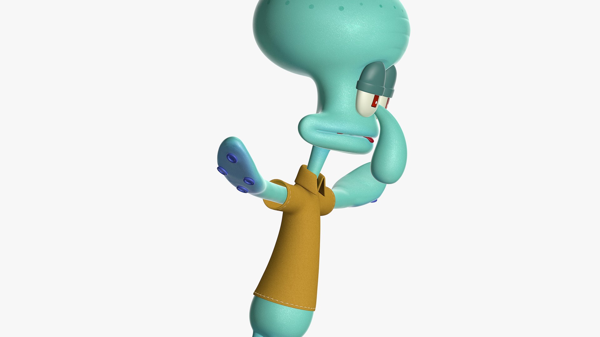 Squidward Tentacles Character 3D Model - TurboSquid 2162524