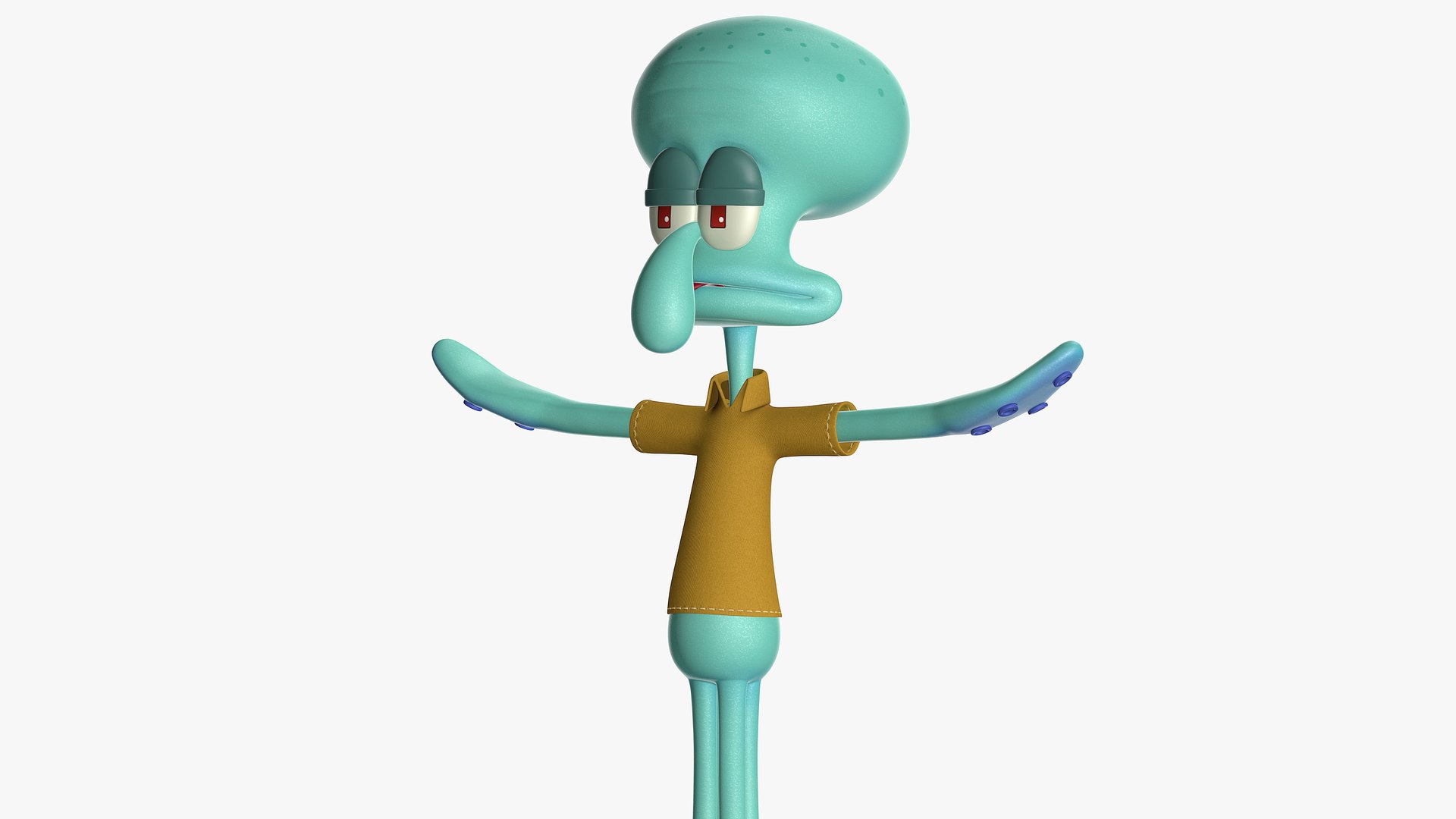 Squidward Tentacles Character 3D Model - TurboSquid 2162524