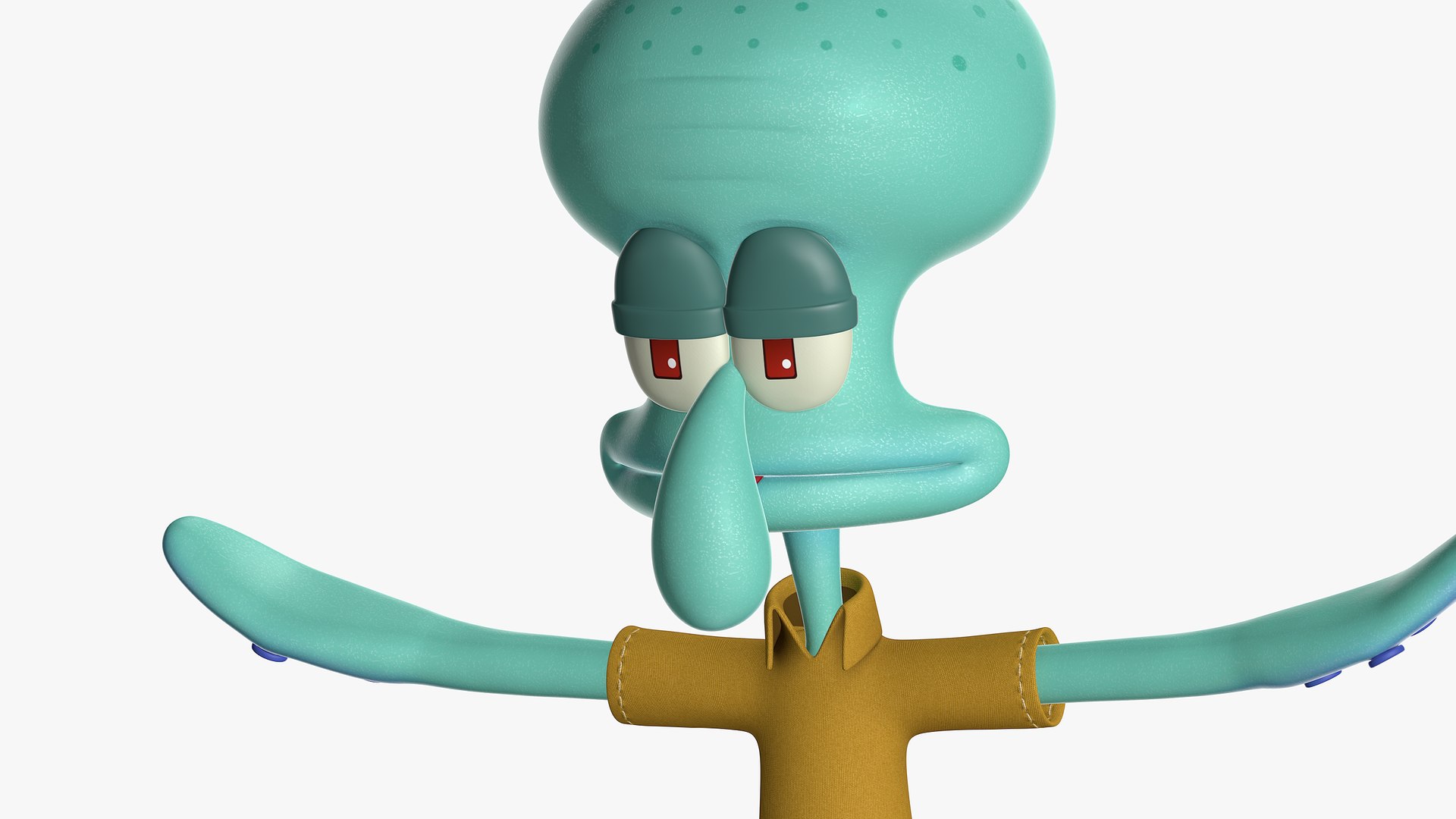Squidward Tentacles Character 3D Model - TurboSquid 2162524