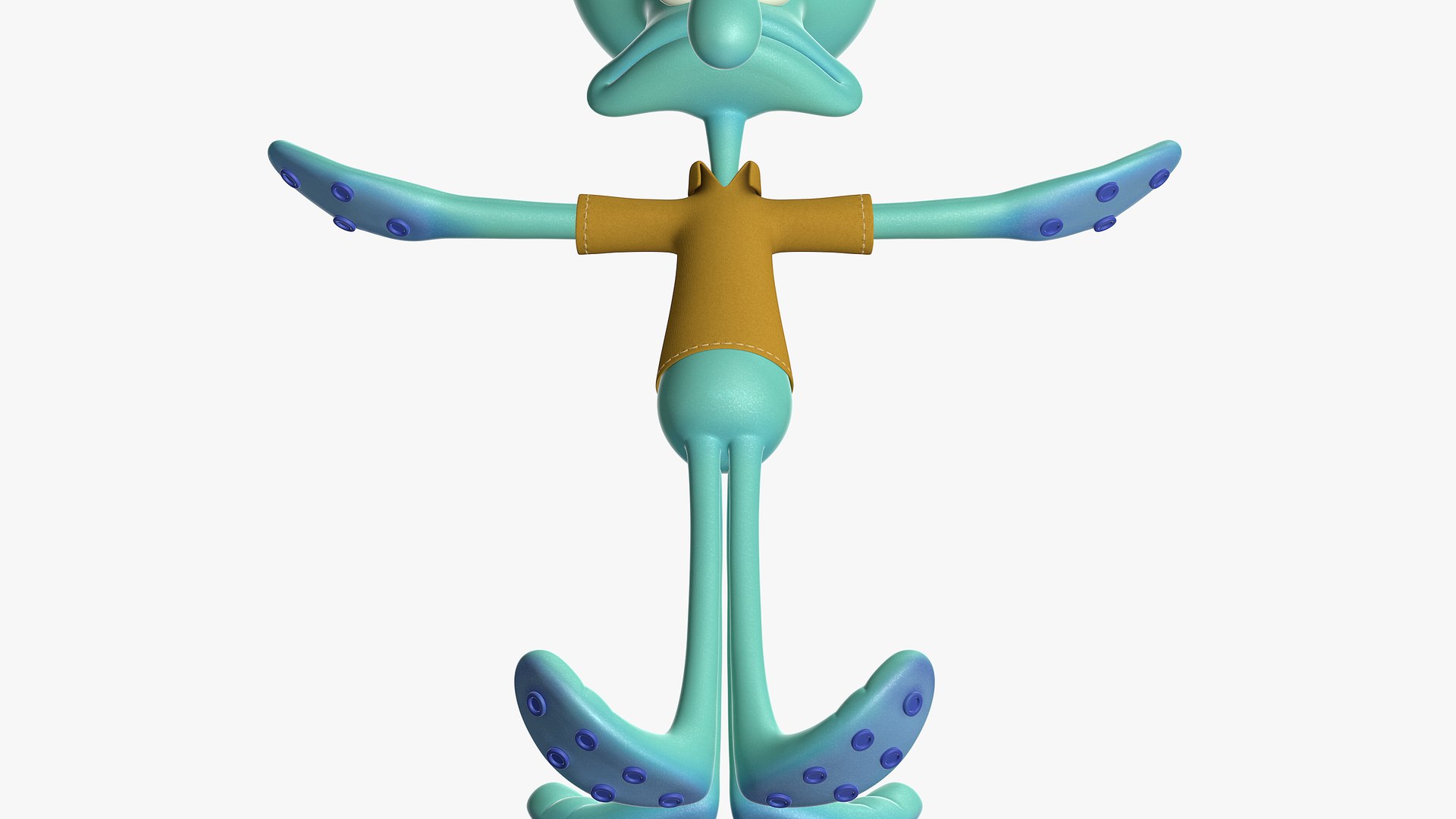 Squidward Tentacles Character 3D Model - TurboSquid 2162524